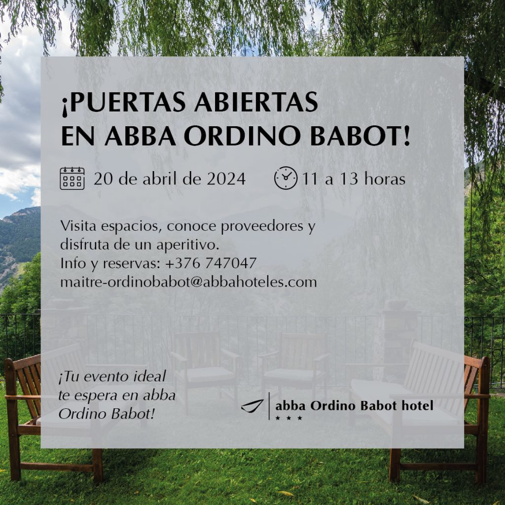 Descubre abba Ordino Babot en la Jornada de puertas Abiertas para ...